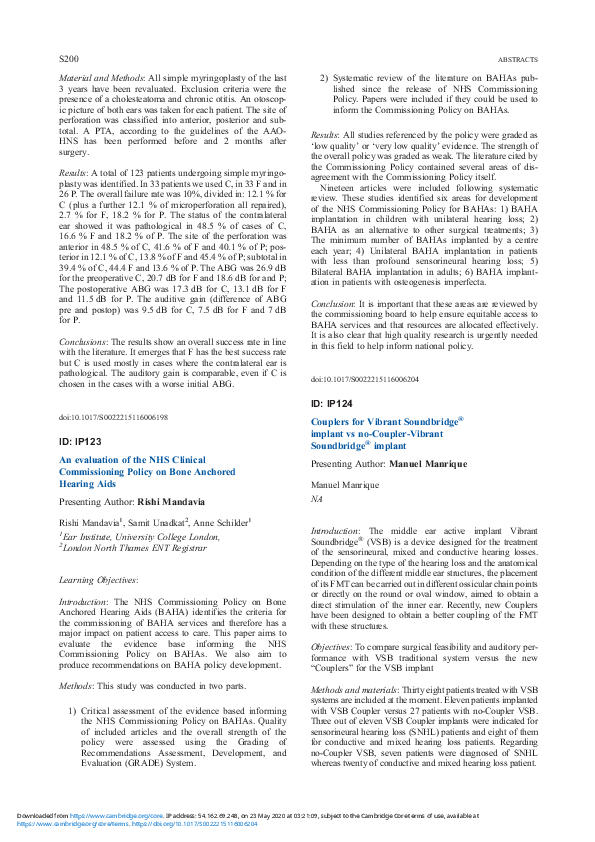 (PDF) Couplers for Vibrant Soundbridge® implant vs no-Coupler-Vibrant ...