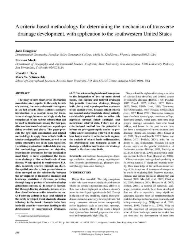 (PDF) A criteria-based methodology for determining the mechanism of ...
