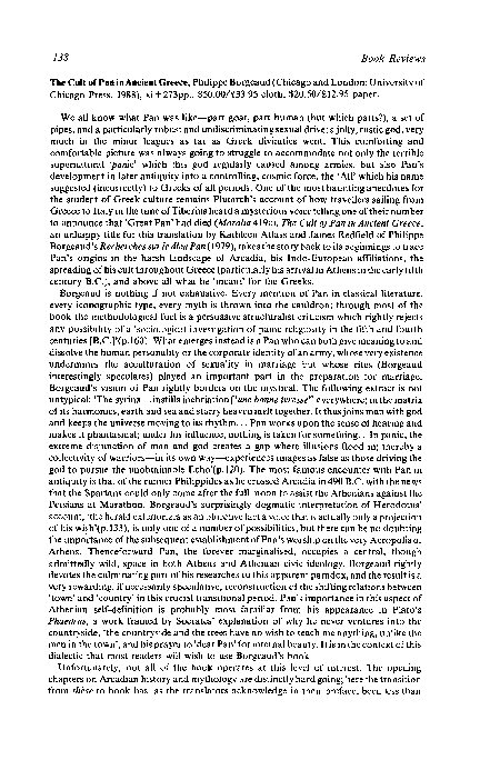 (PDF) The cult of Pan in ancient Greece