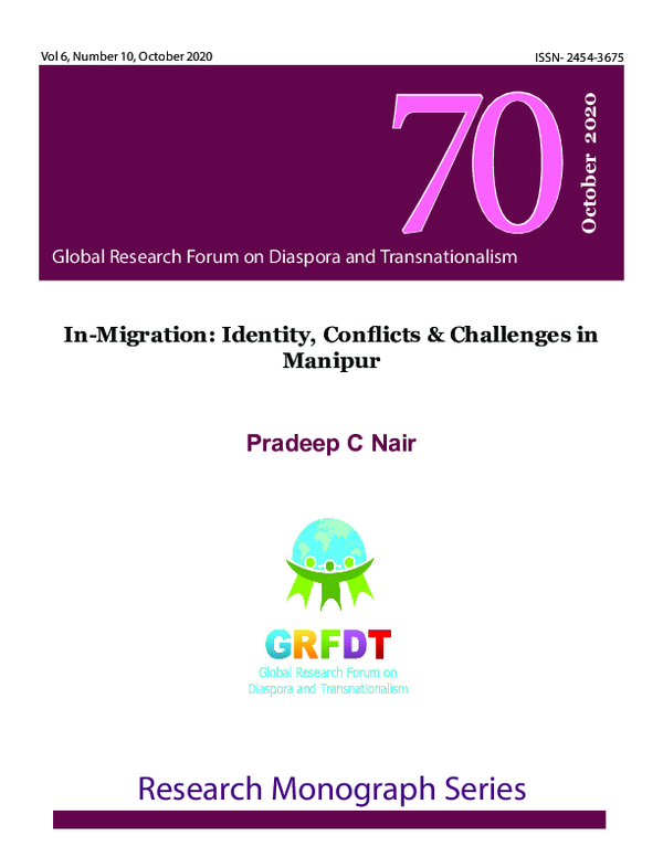 (PDF) In-Migration: Identity, Conflicts & Challenges in Manipur