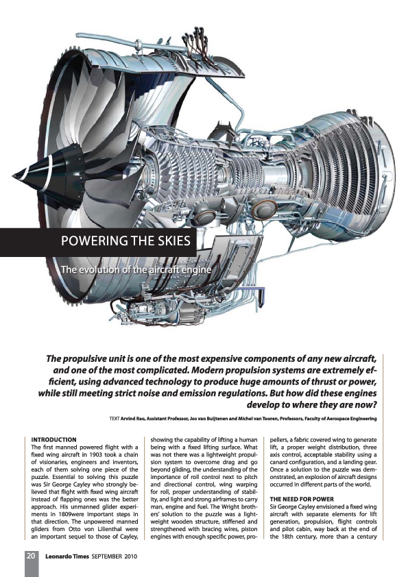 (PDF) Powering the skies; the evolution of the aircraft engine