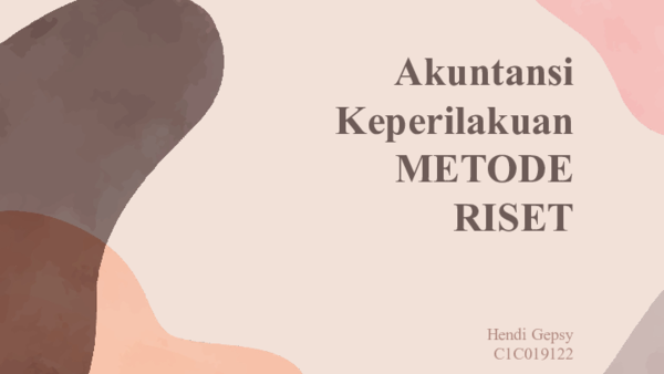 (PPT) Metode riset