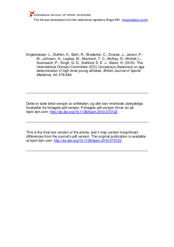 (PDF) International Olympic Committee consensus statement on thermoregulatory and altitude ...
