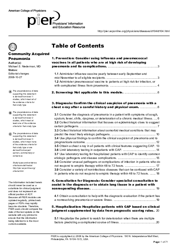 (PDF) In the clinic. Community-acquired pneumonia