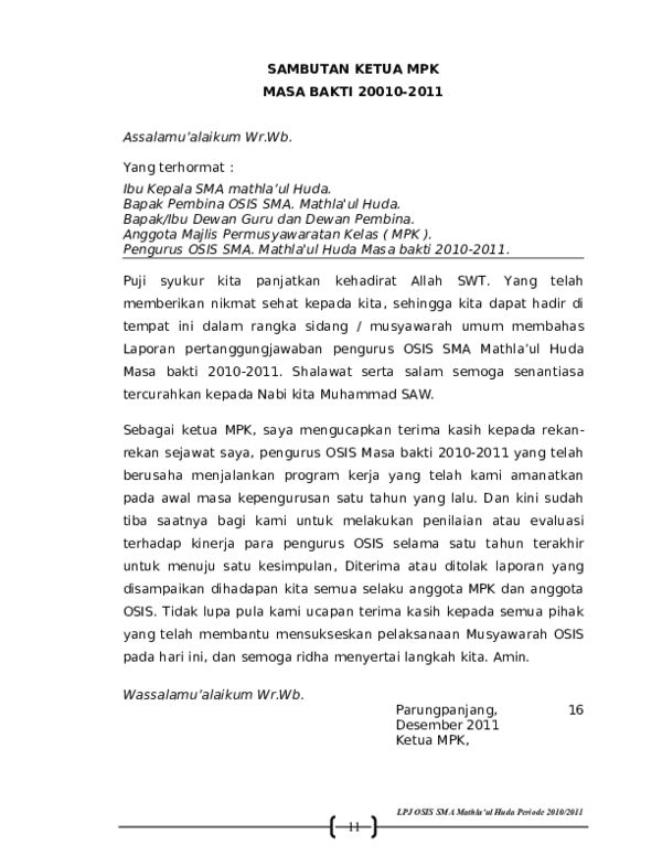 (PDF) CONTOH LPS OSIS