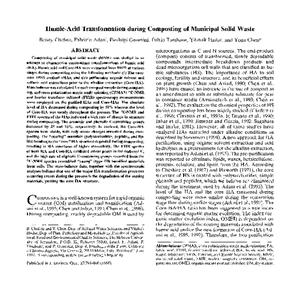 (PDF) Organic Matter Transformations During the Weathering Process of ...