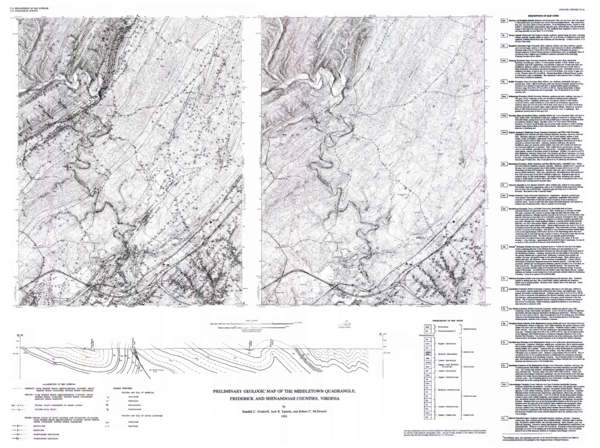 (PDF) Preliminary geologic map of the Middletown quadrangle, Frederick ...