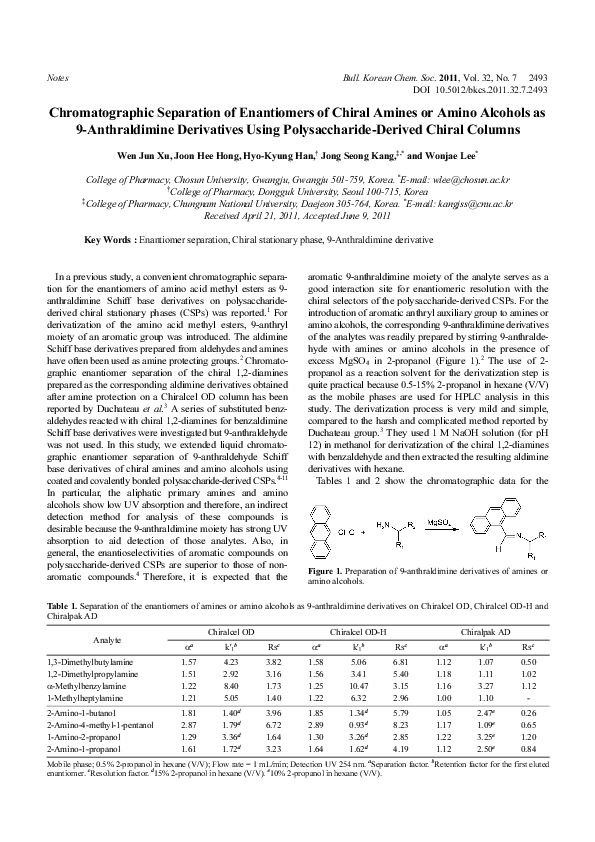 (PDF) Chromatographic separation of enantiomers of non-protein α-amino ...