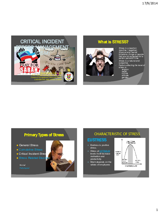 (PDF) Critical Incident Stress Management (CISM) Presentation
