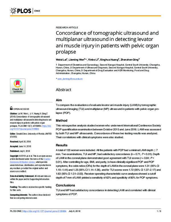 (PDF) Concordance of tomographic ultrasound and multiplanar ultrasound ...