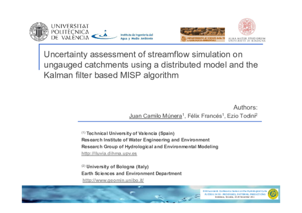 (PDF) Uncertainty assessment of streamflow simulation on y ungauged catchments using a ...