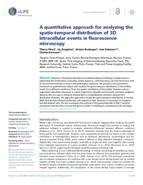 Pdf A Quantitative Approach For Analyzing The Spatio Temporal
