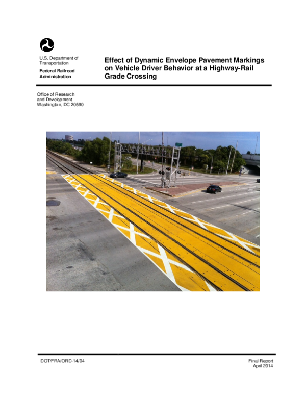 (PDF) Effect of Dynamic Envelope Pavement Markings on Vehicle Driver ...