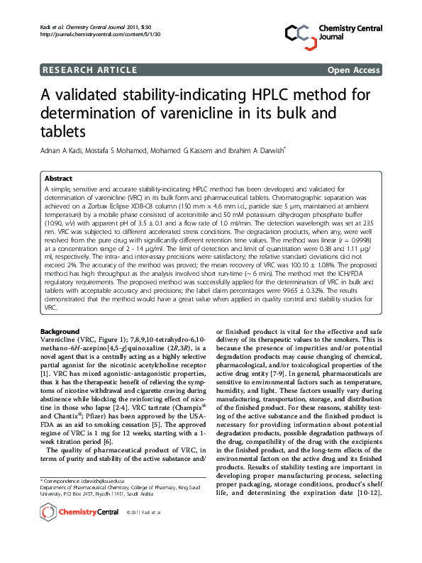 (PDF) A Validated Stability-Indicating HPLC Method for Simultaneous Determination of Amoxicillin ...