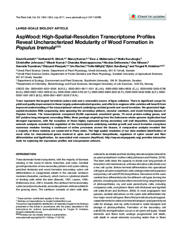 (PDF) AspWood: High-spatial-resolution transcriptome profiles reveal ...