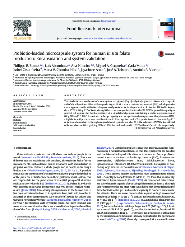 (PDF) Probiotic-loaded microcapsule system for human in situ folate ...