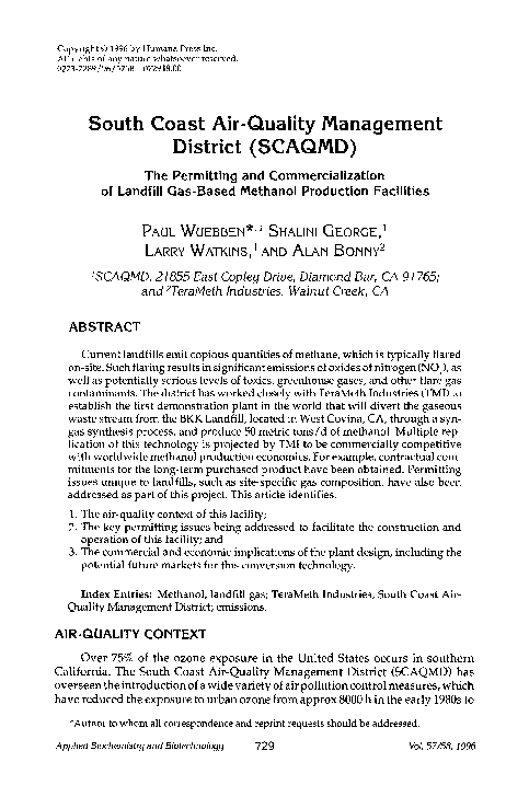 (PDF) South Coast Air-Quality Management District (SCAQMD)