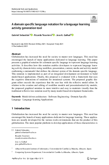(PDF) A domain specific language notation for a language learning ...