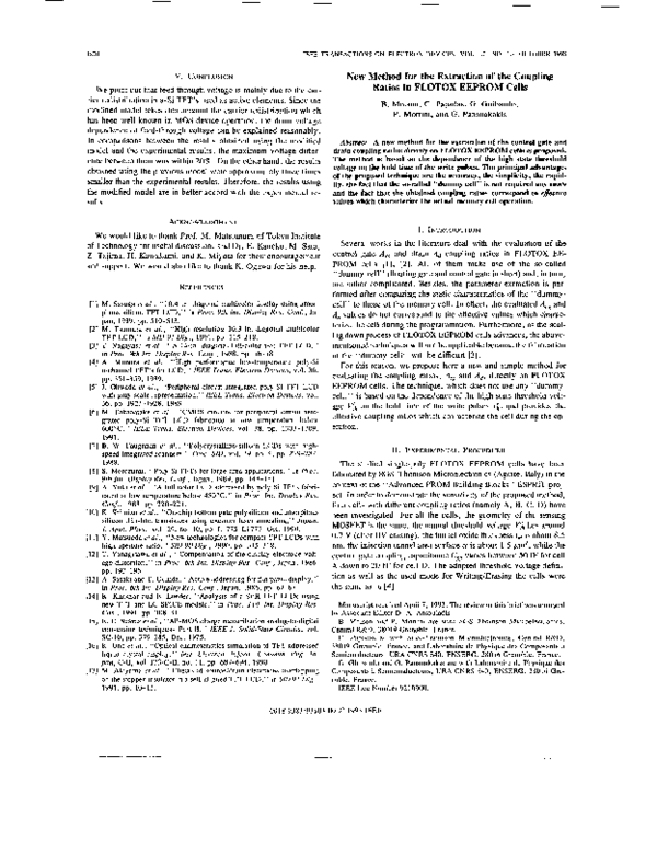 (PDF) New method for the extraction of the coupling ratios in FLOTOX ...