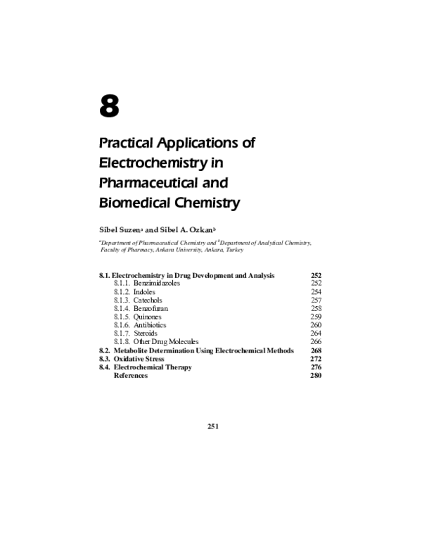 (PDF) Practical Applications in Pharmaceutical and Biomedical Chemistry