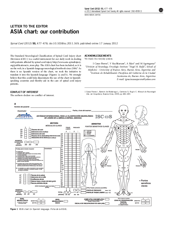 (PDF) ASIA chart: our contribution