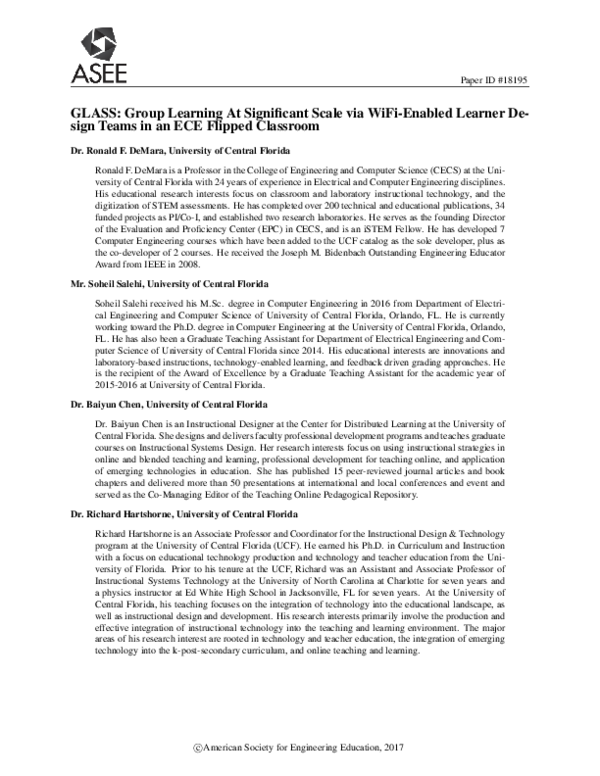 (PDF) GLASS: Group Learning At Significant Scale via WiFi-Enabled ...