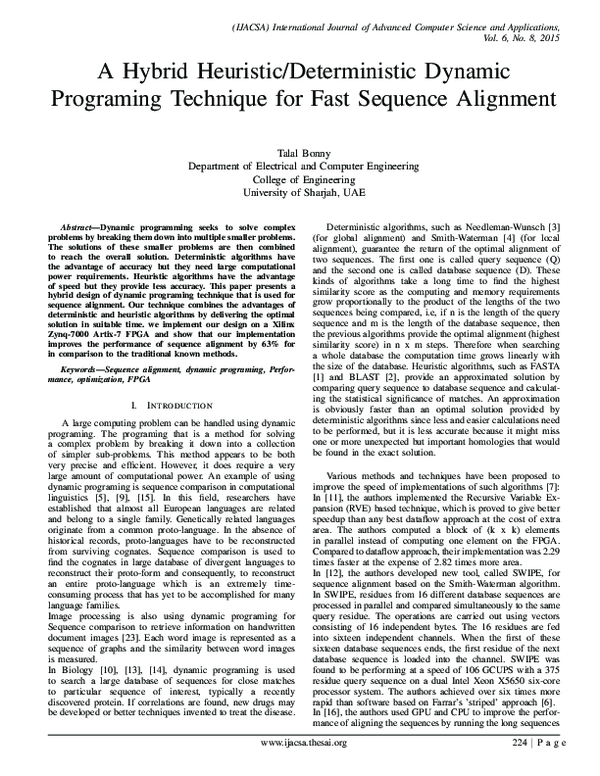(PDF) A Hybrid Heuristic/Deterministic Dynamic Programing Technique for ...