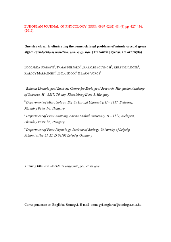 (PDF) One step closer to eliminating the nomenclatural problems of ...