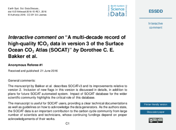 (PDF) A multi-decade record of high-quality fCO2 data in version 3 of ...