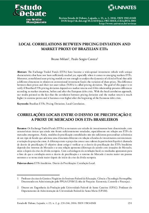 (PDF) Local Correlations Between Pricing Deviation and Market Proxy of ...