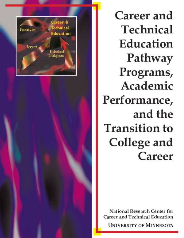 (PDF) Career and Technical Education Pathway Programs, Academic ...
