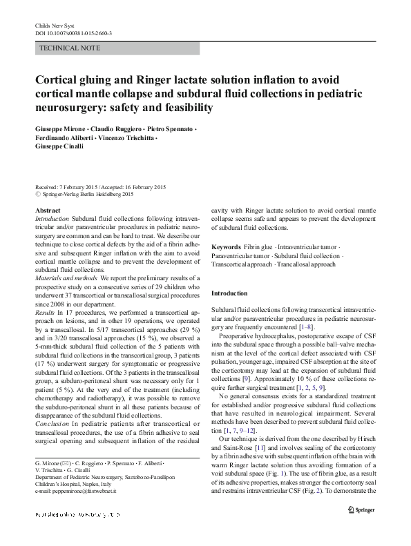 (PDF) Subaponeurotic Fluid Collection (SFC) in an Infant | Ahmad ...