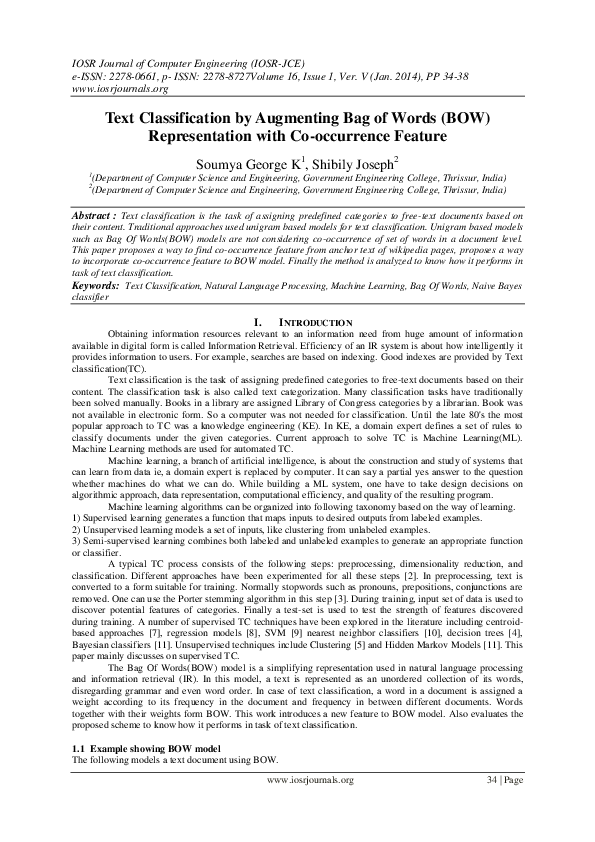 (PDF) Text classification by augmenting the bag-of-words representation with redundancy ...