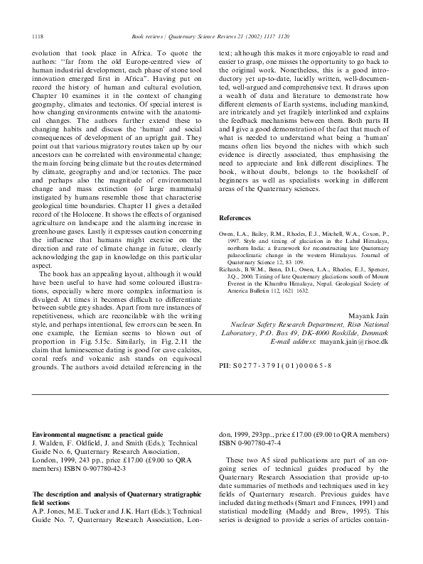 (PDF) Environmental magnetism: a practical guide