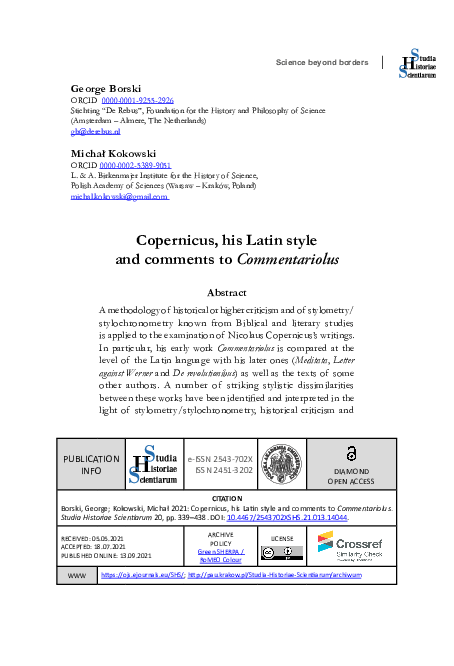 (PDF) Science beyond borders