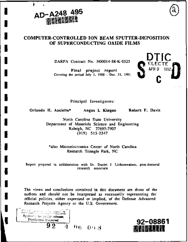 (PDF) Computer-controlled ion beam sputter deposition of multicomponent ...