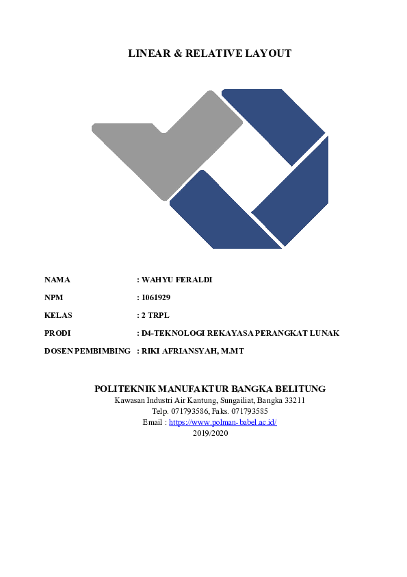 (DOC) LINEAR & RELATIVE LAYOUT