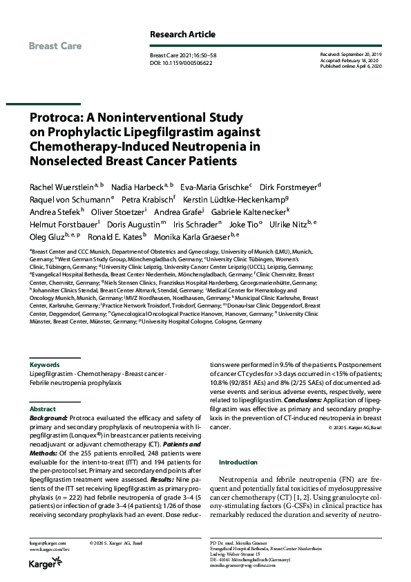 (PDF) Protroca: A Noninterventional Study on Prophylactic ...