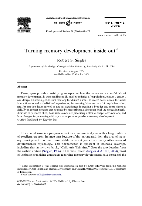 (PDF) Siegler, R. S. (2004).