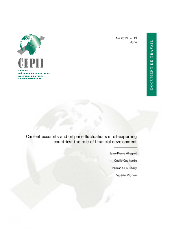 (PDF) CEPII Version DT wp2013-19
