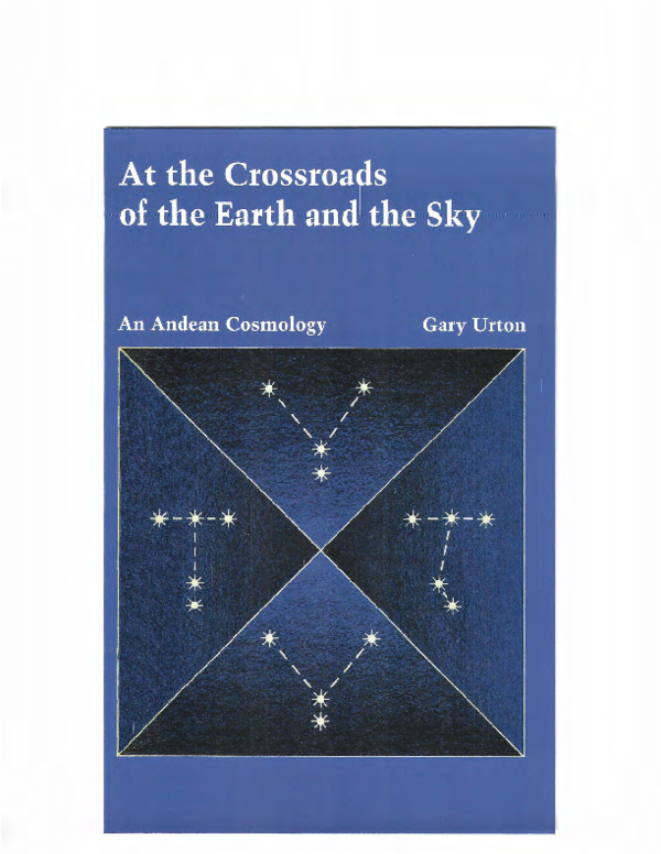 (PDF) G. Urton- At the Crossroads of Earth & Sky