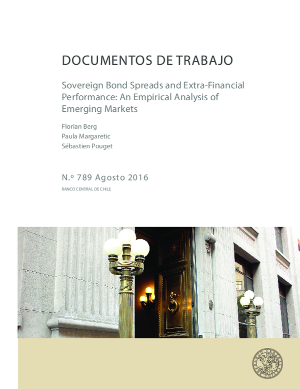 (PDF) Sovereign bond spreads and extra-financial performance: An ...