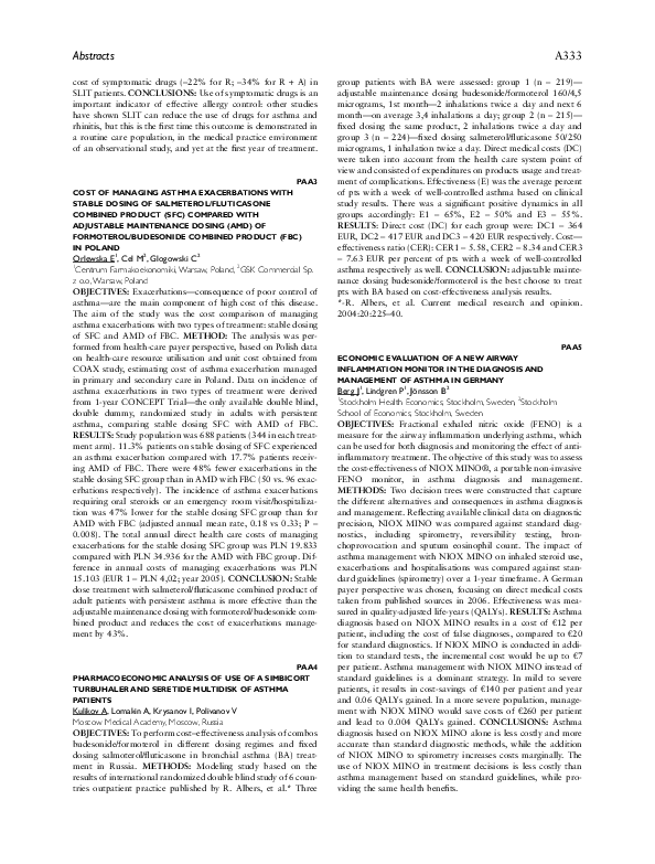 (PDF) PAA5 Economic Evaluation of a New Airway Inflammation Monitor in ...