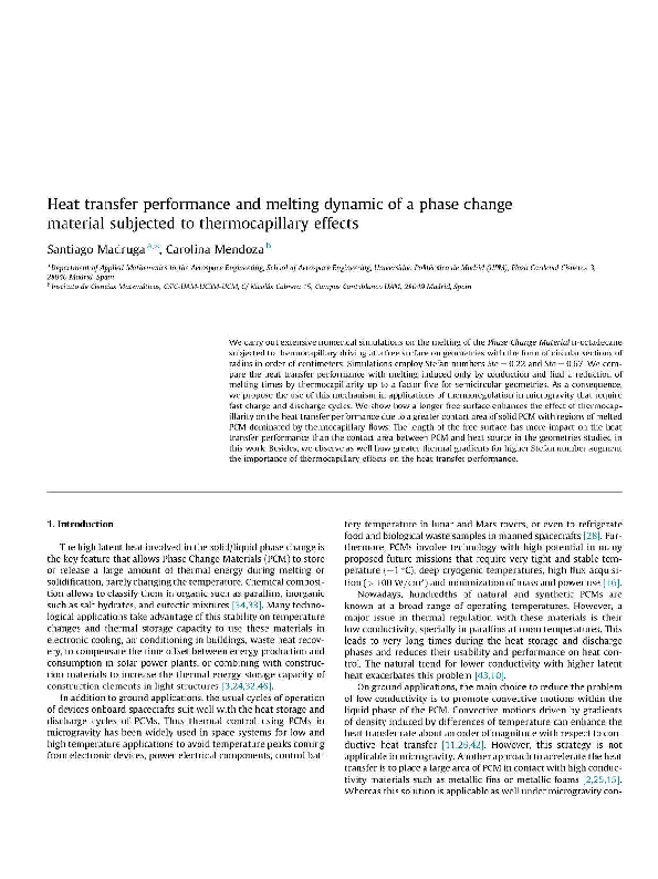 (PDF) Melting dynamics of a phase change material (PCM) with dispersed ...