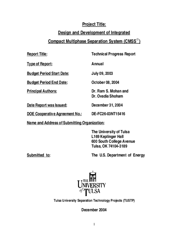 (PDF) Design and Development of Integrated Compact Multiphase ...