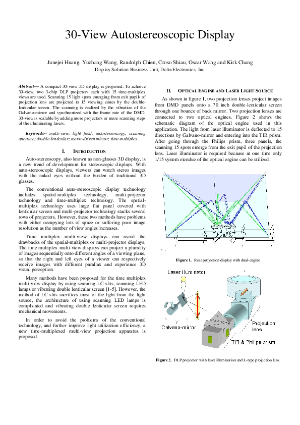 (PDF) 30-View Autostereoscopic Display