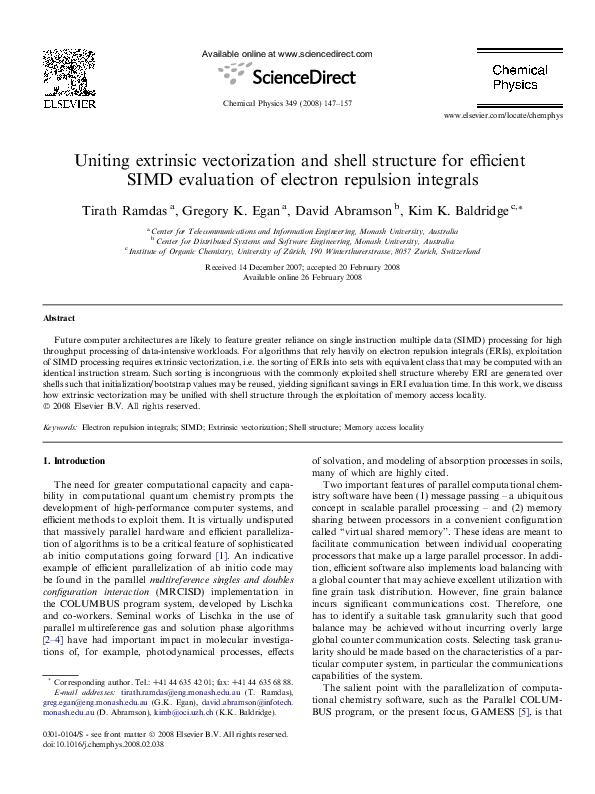 (PDF) Uniting extrinsic vectorization and shell structure for efficient ...