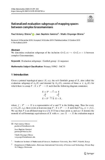 Pdf Rationalized Evaluation Subgroups Of Mapping Spaces Between