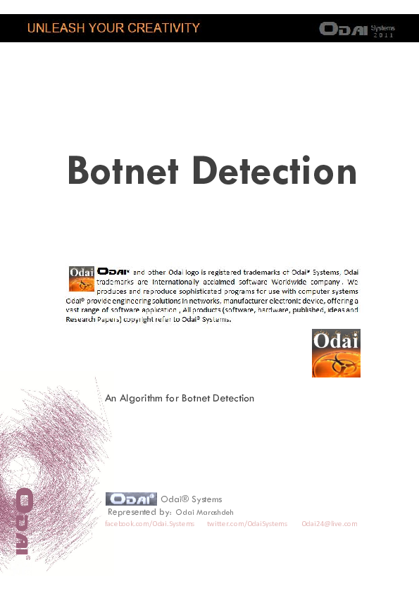 (PDF) Botnet Detection (PDF) Botnet Detection