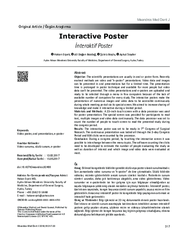 (PDF) Interactive Poster